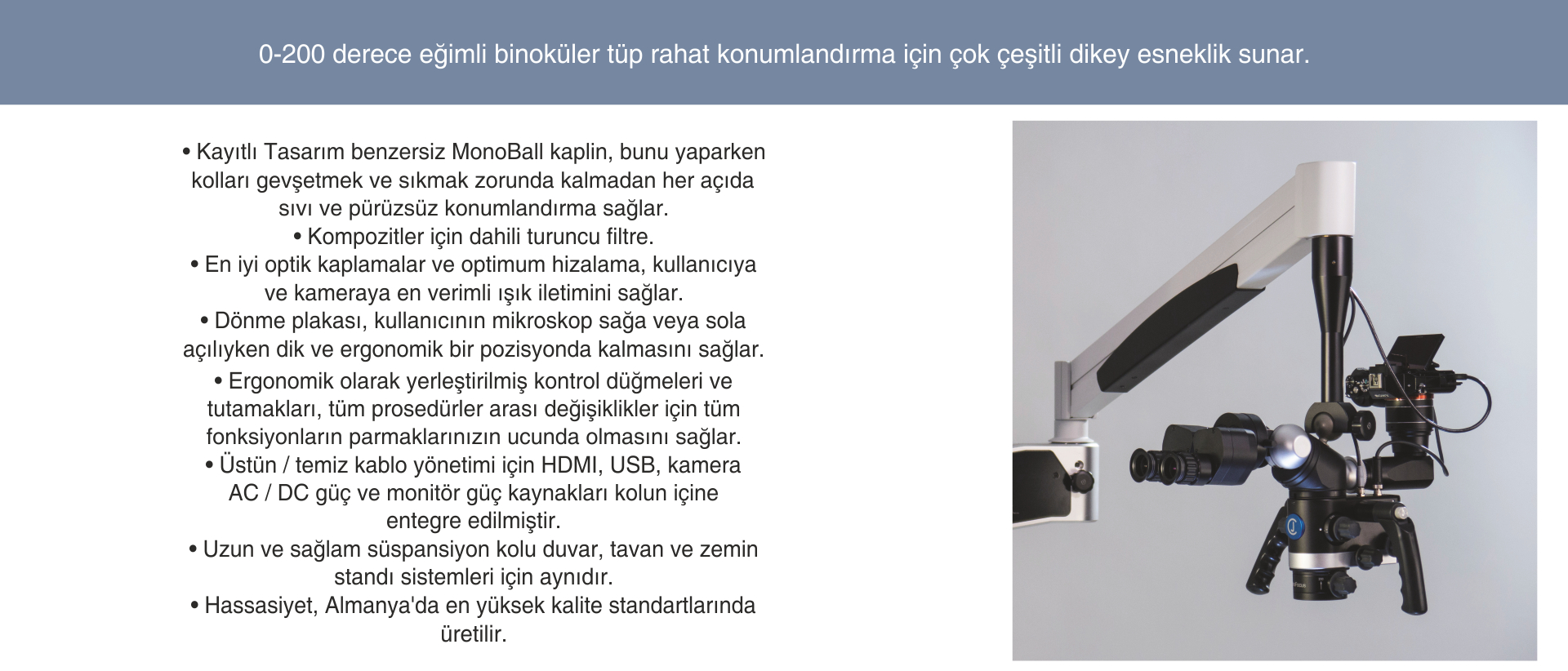 CJ OPTIK FLEXION Dental Mikroskop – Ali YARDIM – 05335789039